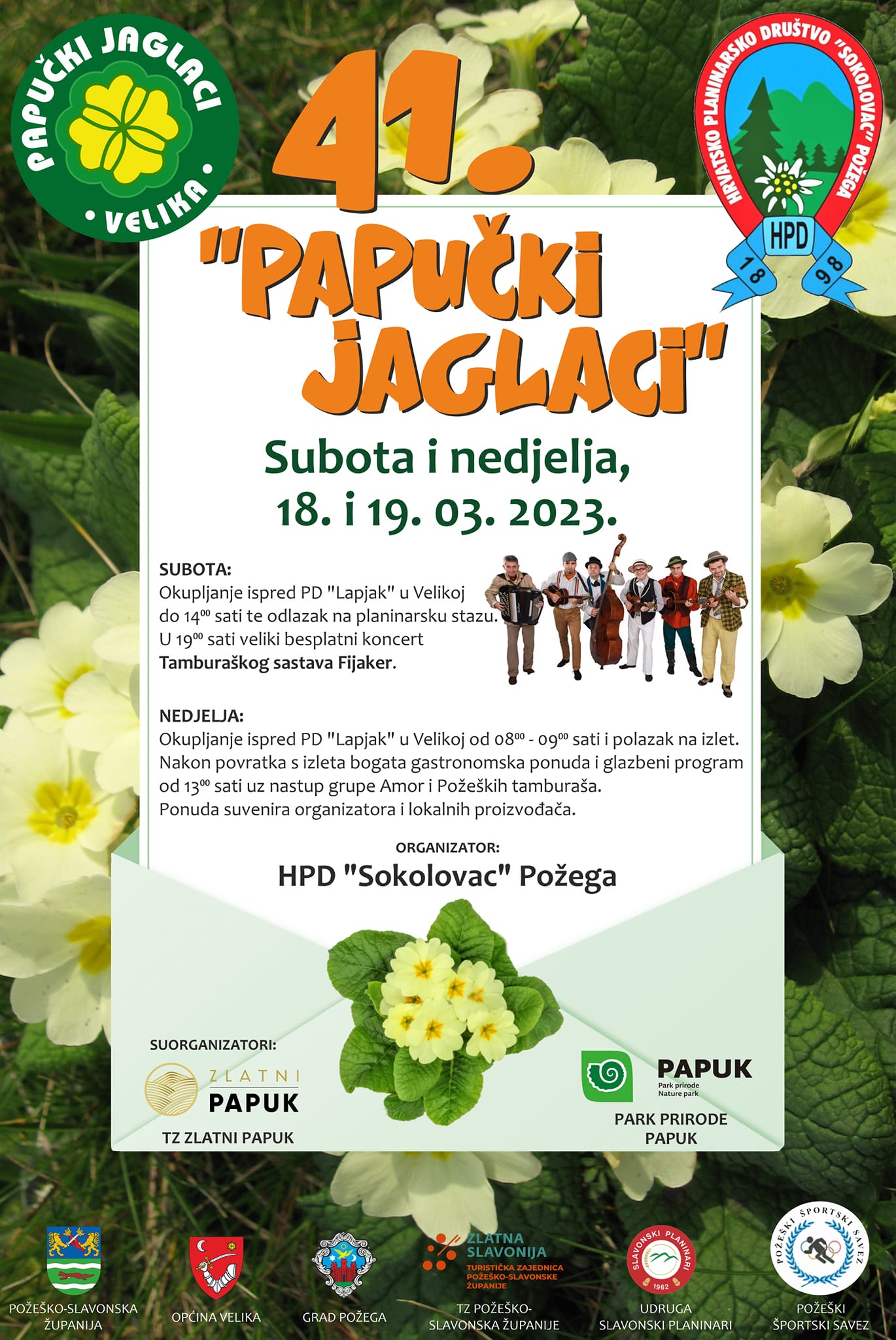 Poziv - 41. Papučki jaglaci - Hrvatski planinarski savez