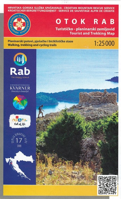 Karta HGSS - Otok Rab (HGSS) - Hrvatski planinarski savez